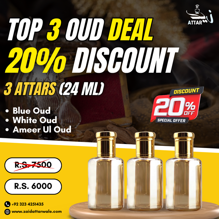 Top 3 Premium Oud Attars – Luxury Bundle Now 20% OFF | Limited Time De – Zaid Attar Wale